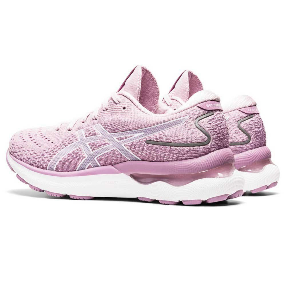 TÊNIS ASICS GEL NIMBUS 24 - ROSA - FEMININO Running Speed - Sua corrida mais rápida!